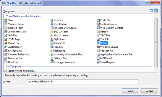 How to Generate Barcodes in RDLC Reports?
